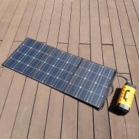 China Sunpower Portable Custom Made Solar Panels 60w Foldable Solar Panel Charging Kits for sale