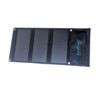 China Waterproof Camping Solar Panel Charger 21W Charging Power Bank With Dual Usb for sale