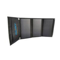 China Waterproof Camping Solar Panel Charger 21W Charging Power Bank With Dual Usb for sale