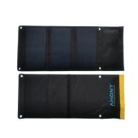 China Waterproof Camping Solar Panel Charger 21W Charging Power Bank With Dual Usb for sale