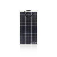 China 100w HJT Cell Solar Panel Semi Flexible Off Grid For RVs Boats Campers Tent Roof for sale