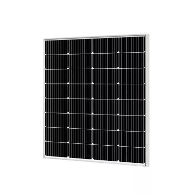 China A Grade Glass Solar Panel 100W PERC HJT With 12V Lightweight For IOT Industrial Remote Solar System for sale