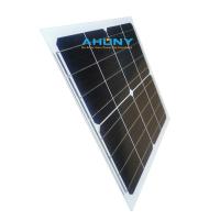 China EU Compatible 5W 10w 20w 30w Frameless Glass Solar Panel With Monocrystalline For CCTV Camera Fan Attic LED Ocean Bouy for sale