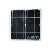 China EU Compatible 5W 10w 20w 30w Frameless Glass Solar Panel With Monocrystalline For CCTV Camera Fan Attic LED Ocean Bouy for sale