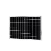 China 60W 65w Mono Black White Backsheet Glass Solar Panel Pv Module Thin Extreme Temperature 20v Vmp For 12v Battery Cell for sale