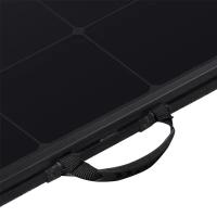 China Compact Aesthetics High Power 150W Monocrystalline Silicon Solar Panel Dual Glass N-type Bifacial Topcon Cell For Public for sale
