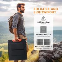 China 100W 150w 200w Foldable Solar Panel Kit Foldable Charger For Power Station Generator for sale