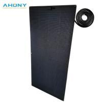 China 135w Waterproof Marine Solar Panel Kit Lightweight Semi Flexible IBC Solar Panels tough solar panel for van roof car modification for sale