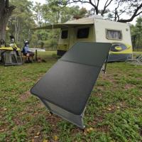 China 65W Solar Folding Table for Camping Heat Water Splash Resistant Back Contact Cell Type 25.8% Cell Efficiency Two USB Ports for sale