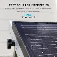 China Monocrystalline 100 Watt Solar Panel Complete Black For Camper Boat Rimorchi Camper Marine for sale