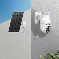 China Easy Install 10w Mini Lightweight Solar Panel Waterproof Solar Flexible Panels for Security Cameras Wireless for sale
