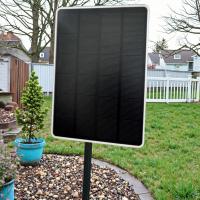 China Easy Install 10w Mini Lightweight Solar Panel Waterproof Solar Flexible Panels for Security Cameras Wireless for sale