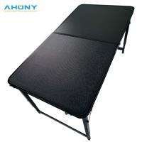 China Black Smart 65w Foldable Solar Table for Outdoor Camping , Solar Charged Picnic Table Desk Lightweight and Durable for sale