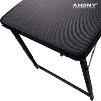 China Black Smart 65w Foldable Solar Table for Outdoor Camping , Solar Charged Picnic Table Desk Lightweight and Durable for sale