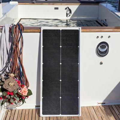 China Superior Marine Solar Panel Solar Floor Tile Nautic Pv Module Rigid Solar Panel For Boat Deck Yacht Front Wheeling House Travel Trailer And Beyond for sale