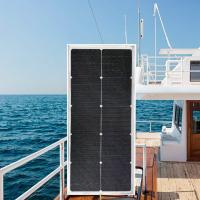 China White Or Black Walkable Semi Rigid Solar Panels Customizable For Shipyard Boat Construction Soalr Roof Floor Tile ODM OEM for sale
