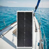 China White Or Black Walkable Semi Rigid Solar Panels Customizable For Shipyard Boat Construction Soalr Roof Floor Tile ODM OEM for sale