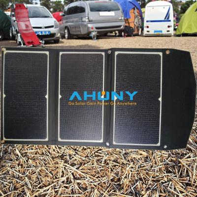 China 50w Portable Folding Solar Charger for Off Grid Living and Camping CE ROHS ISO9001 Certified for sale