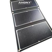 China 50w Portable Folding Solar Charger for Off Grid Living and Camping CE ROHS ISO9001 Certified for sale