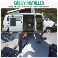 China Longi HPBC 250W Flexible Solar Panel 25.8% Efficiency for RV Boat Van for sale