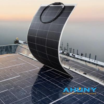China 50W Flexible Solar Panels and Anti-slippery ETFE Surface for Boat Marine Yacht Cell Array 2*18 Customization Accepted for sale
