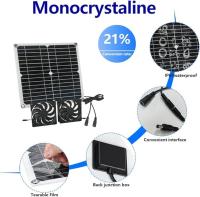 China High Efficiency 12W Solar Panel Solar Powered Fan for Chicken Coop, Dog House, Outside Shed Greenhouse for sale