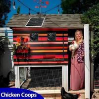 China High Efficiency 12W Solar Panel Solar Powered Fan for Chicken Coop, Dog House, Outside Shed Greenhouse for sale