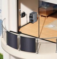 China HJT 150W Semi-Flex Solar Panel Ultra-Thin Bendable for RV Camping Vans for sale