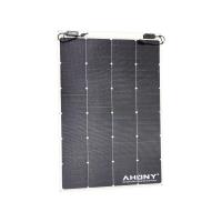 China HJT 150W Semi-Flex Solar Panel Ultra-Thin Bendable for RV Camping Vans for sale
