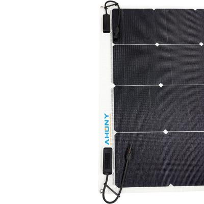 China HJT 150W Semi-Flex Solar Panel Ultra-Thin Bendable for RV Camping Vans for sale