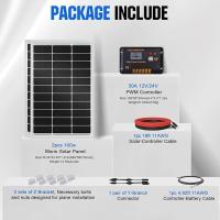 China Custom 12V 24V Mono Glass Solar Panel 100W-270W Solar Panels High-Efficiency 150W-200W Range Included for sale