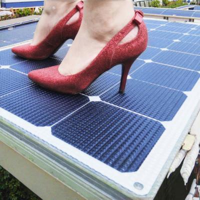 China 115W ETFE Semi Flexible Solar Panel for Marine Boats Yachts for sale