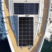 China 115W ETFE Semi Flexible Solar Panel for Marine Boats Yachts for sale
