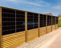 China Vertical Bifacial Solar Fencing System Power Plant Solar PV Module for Home Agriculture Swimming Pool for sale