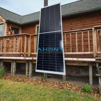 China HPBC Back Contact 25.8% High Efficiency Solar Modules 220W Aluminum Frame Glass Panel Solar for Home System Installation for sale