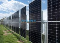 China Vertical Bifacial Solar Fence Panel Kit for Garden Backyard Irrigation Pond Poultry Ranch Off-Grid Power Generation for sale