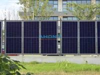 China Vertical Bifacial Solar Fence Panel Kit for Garden Backyard Irrigation Pond Poultry Ranch Off-Grid Power Generation for sale