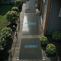 China Walkable Solar Floor Tile Rough Surface PV Module Anti-slippery Floor Panel Solar Off Grid Pavement Terrace Ground House System for sale
