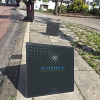China Walkable Solar Floor Tile Rough Surface PV Module Anti-slippery Floor Panel Solar Off Grid Pavement Terrace Ground House System for sale