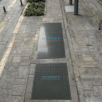China Walkable Solar Floor Tile Rough Surface PV Module Anti-slippery Floor Panel Solar Off Grid Pavement Terrace Ground House System for sale