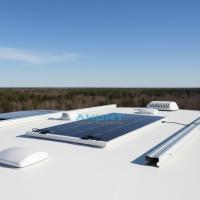 China 300 Watt 45 Volt HPBC Flexible Solar Module Back Contact 26% High Efficiency Bendable Thin Lightweight Solar Panel for RV Boat for sale