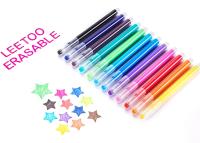 China Kids Drawing 12 Colors Friction Erasable Marker Pens 0.5mm 0.7mm Tip Nontoxic Ink for sale