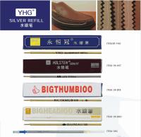 China 1.0mm Tip Heat Erasable Silver Refill Pen For Leather for sale
