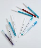 China Water Soluble Markers for Fabric Temporary Marking Pens 6 Colors Nontoxic Ink for sale