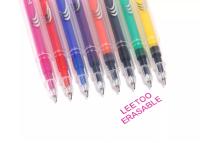 China Students Writing 8 Colors 0.7mm Erasable Felt Tip Pens for sale