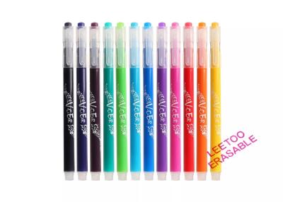 China 12 Colors Fiber Tip 2.0mm Friction Erasable Markers for sale