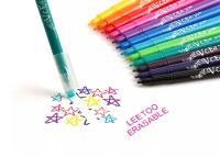 China 12 Colors Fiber Tip 2.0mm Friction Erasable Markers for sale
