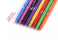 China LeeToo Thermo Sensitive Gel Ink Pen 0.5mm 8 Colors Erasable Friction Ink for Office School for sale