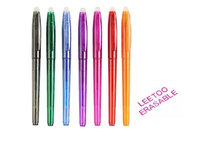 China 20 Colors Retractable Friction Clicker Pen 0.5mm 0.7mm Erasable Gel Ink Smooth Writing for sale