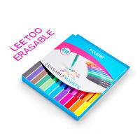 China LeeToo Friction Erasable Markers 12 Colors Heat Sensitive 2.2mm Tip Nontoxic Ink for sale